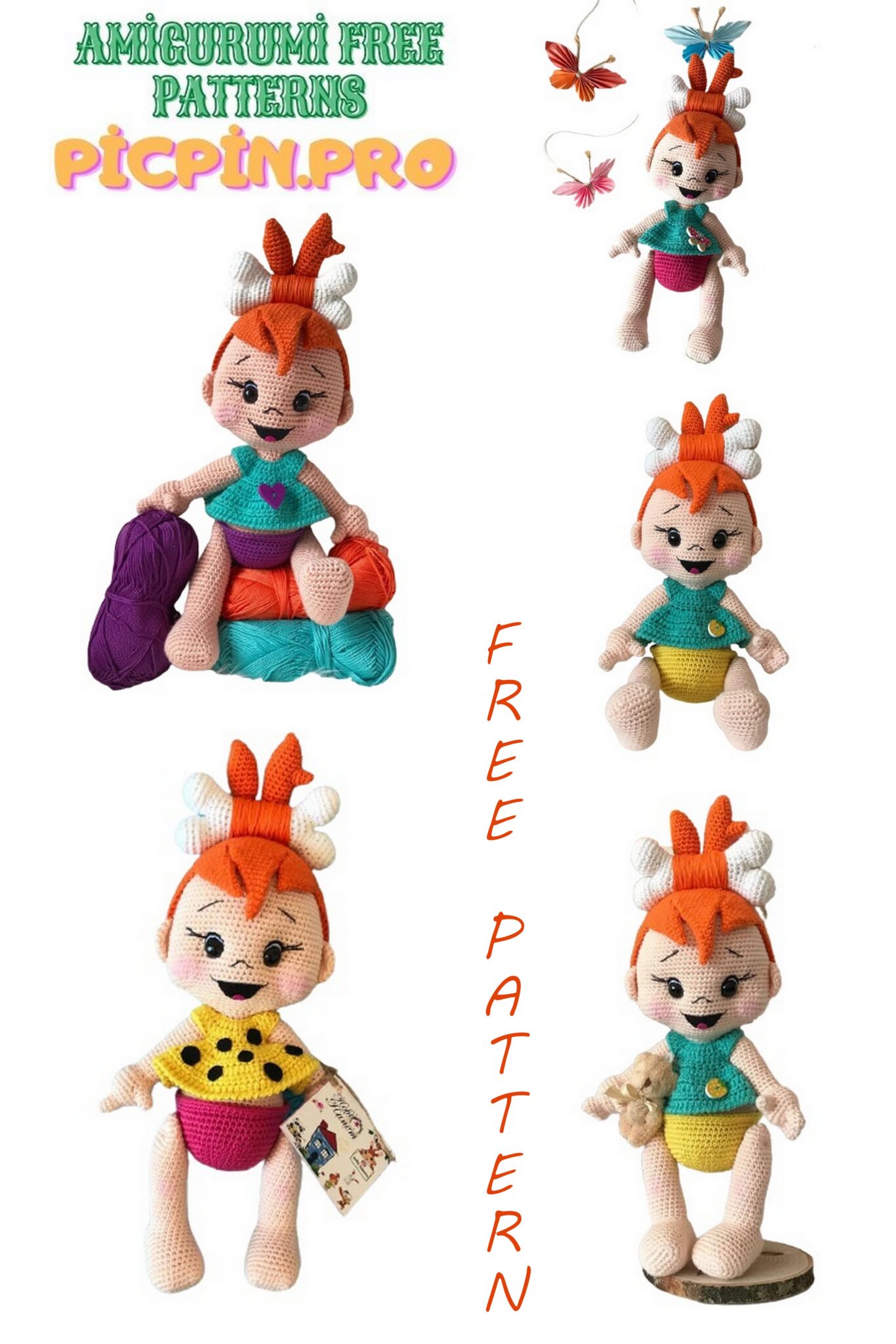 Pebbles Flintstone Amigurumi Free Pattern – Amigurumi – Picpin.pro