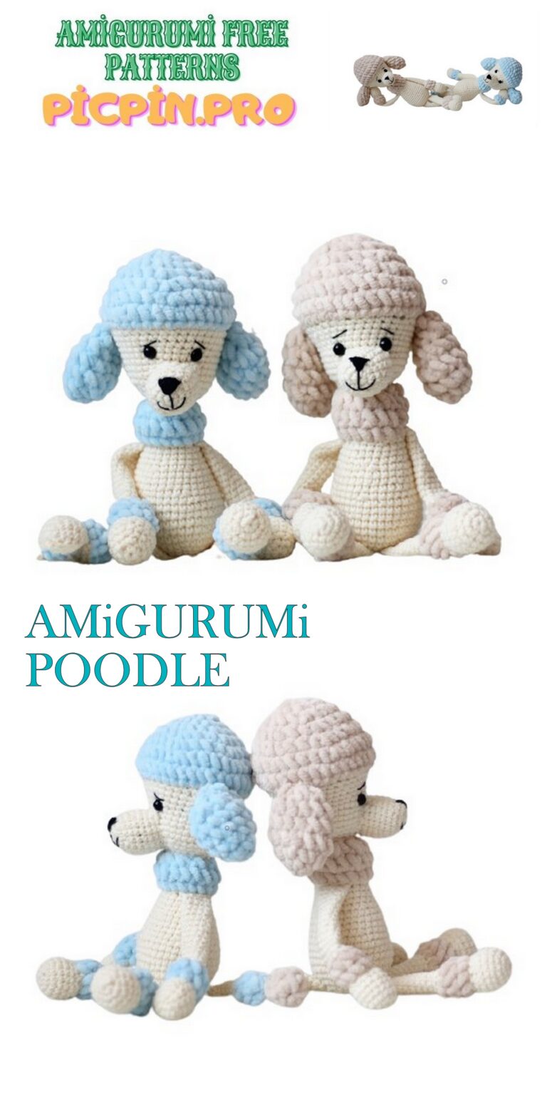 Amigurumi Dog Poodle Free Crochet Pattern – Amigurumi – Picpin.pro