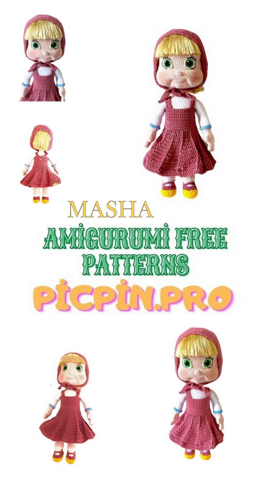 Masha Amigurumi Free Pattern – Amigurumi – Picpin.pro
