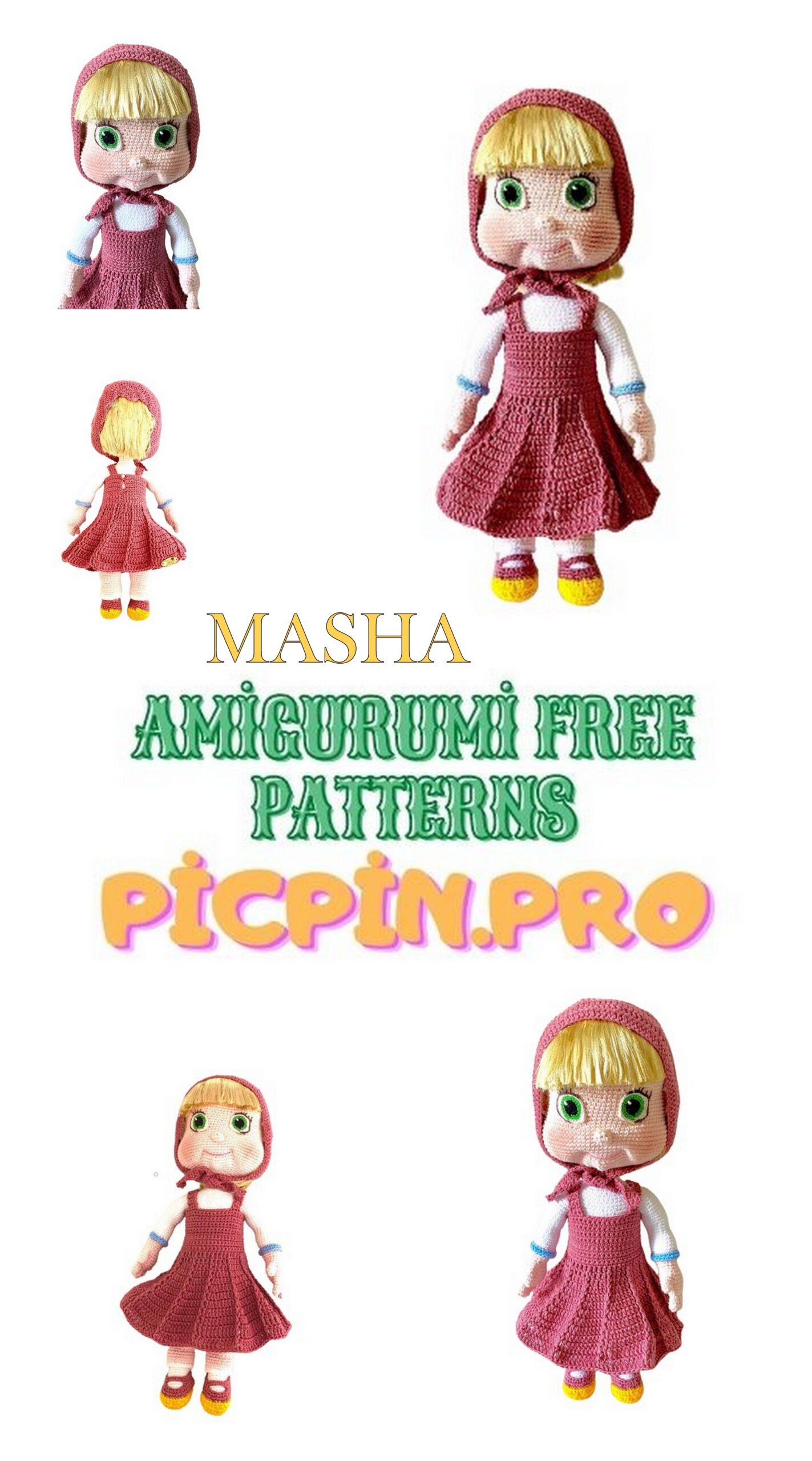 Masha Amigurumi Free Pattern – Amigurumi – Picpin.pro